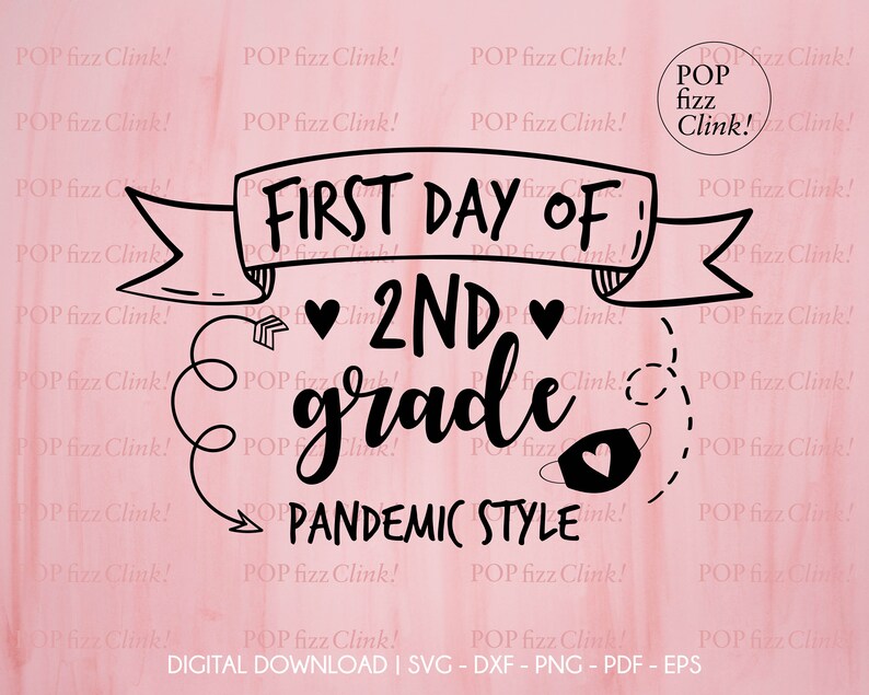 First Day of Second Grade Svg First Day of 2nd Grade Svg - Etsy