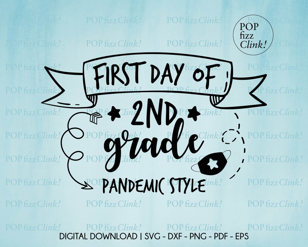 First Day of Second Grade Svg, First Day of 2nd Grade Svg, Boys Back to ...