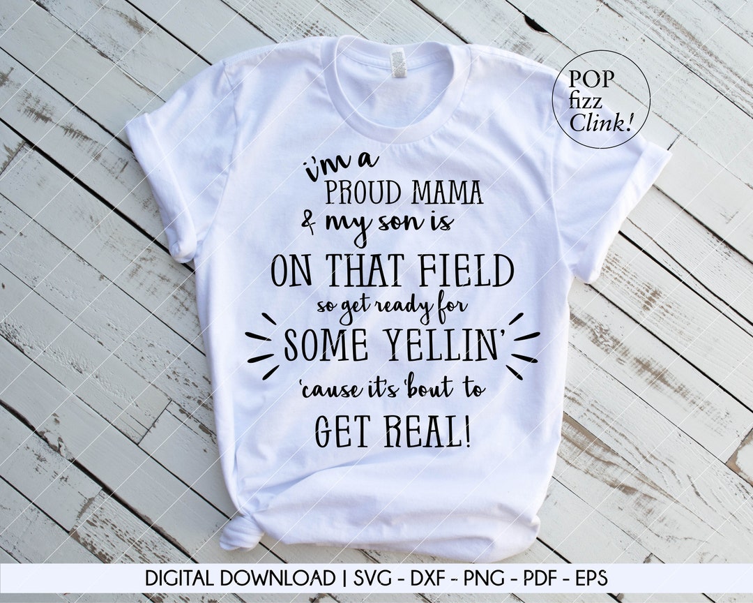 Proud Mom Svg, My Son is on That Field Svg, Football Mom Svg, Mom Life ...
