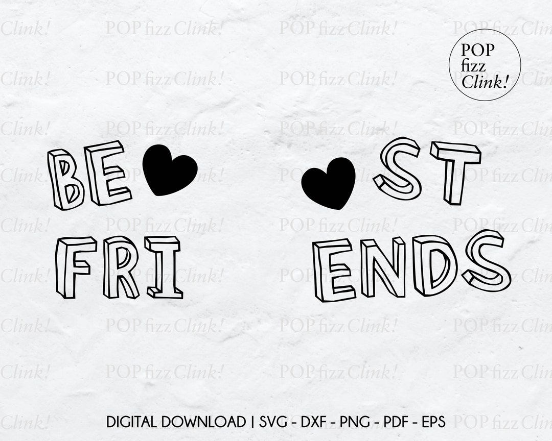 Best Friends Svg, Girl Best Friends Svg, Best Friend Shirt Svg, Best ...