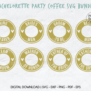 Customized Coffee Cup Decal Svg Bundle, Coffee Cup Svg for Cold Cup ...