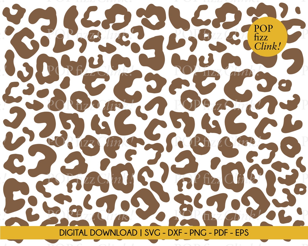 Leopard Pattern Svg, Leopard Print Svg, Animal Print Svg, Animal Print ...