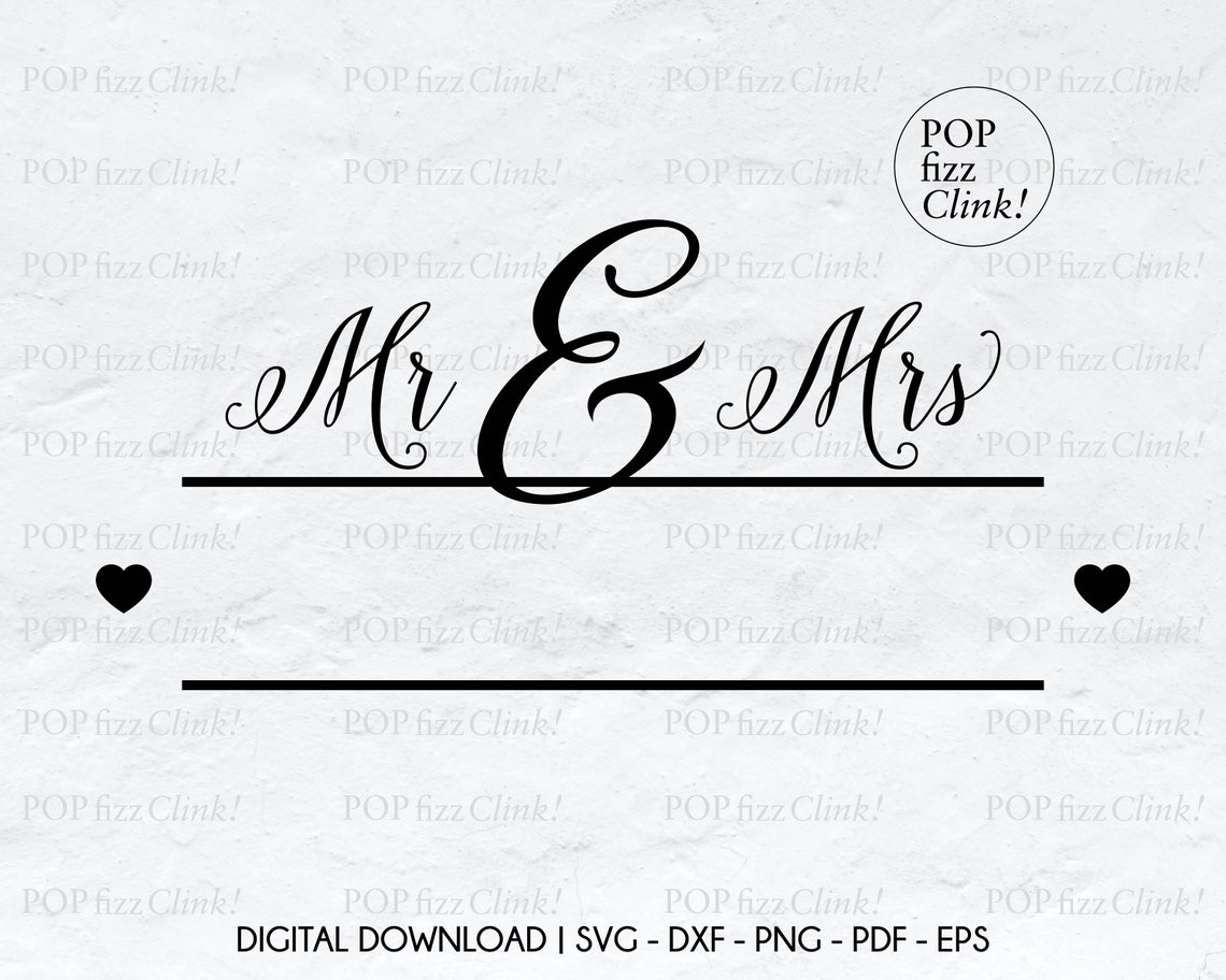 Mr and Mrs Svg Family Svg Last Name Svg Established Svg | Etsy