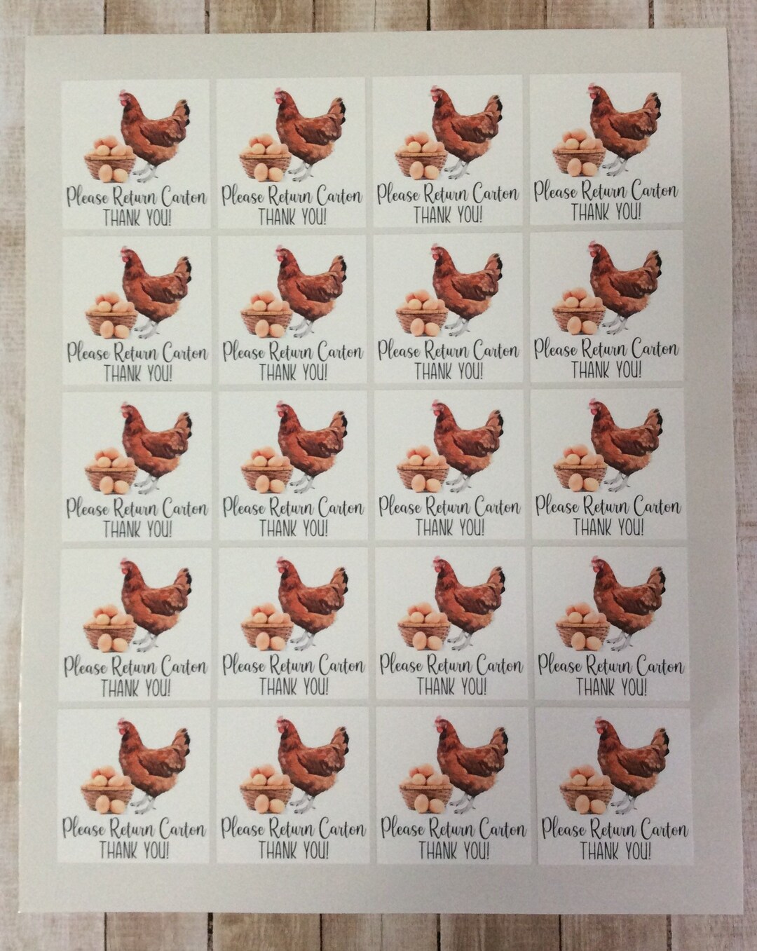 Please Return Carton Stickers Please Return Carton Labels Stickers for ...