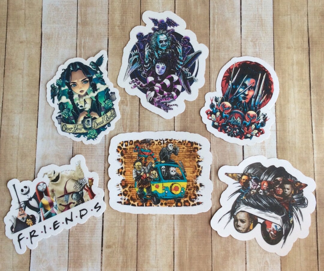 Halloween Vinyl Decal Sticker Pack, Fully Waterproof Vinyl, Laminated ...