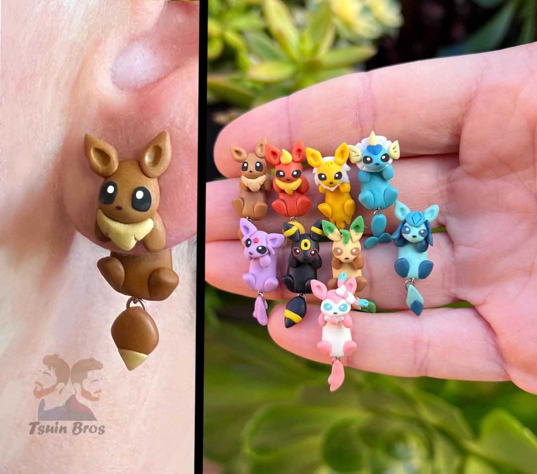 Elemental Evolution Earrings, 100 % Handmade. – Polymer Clay Earrings ...