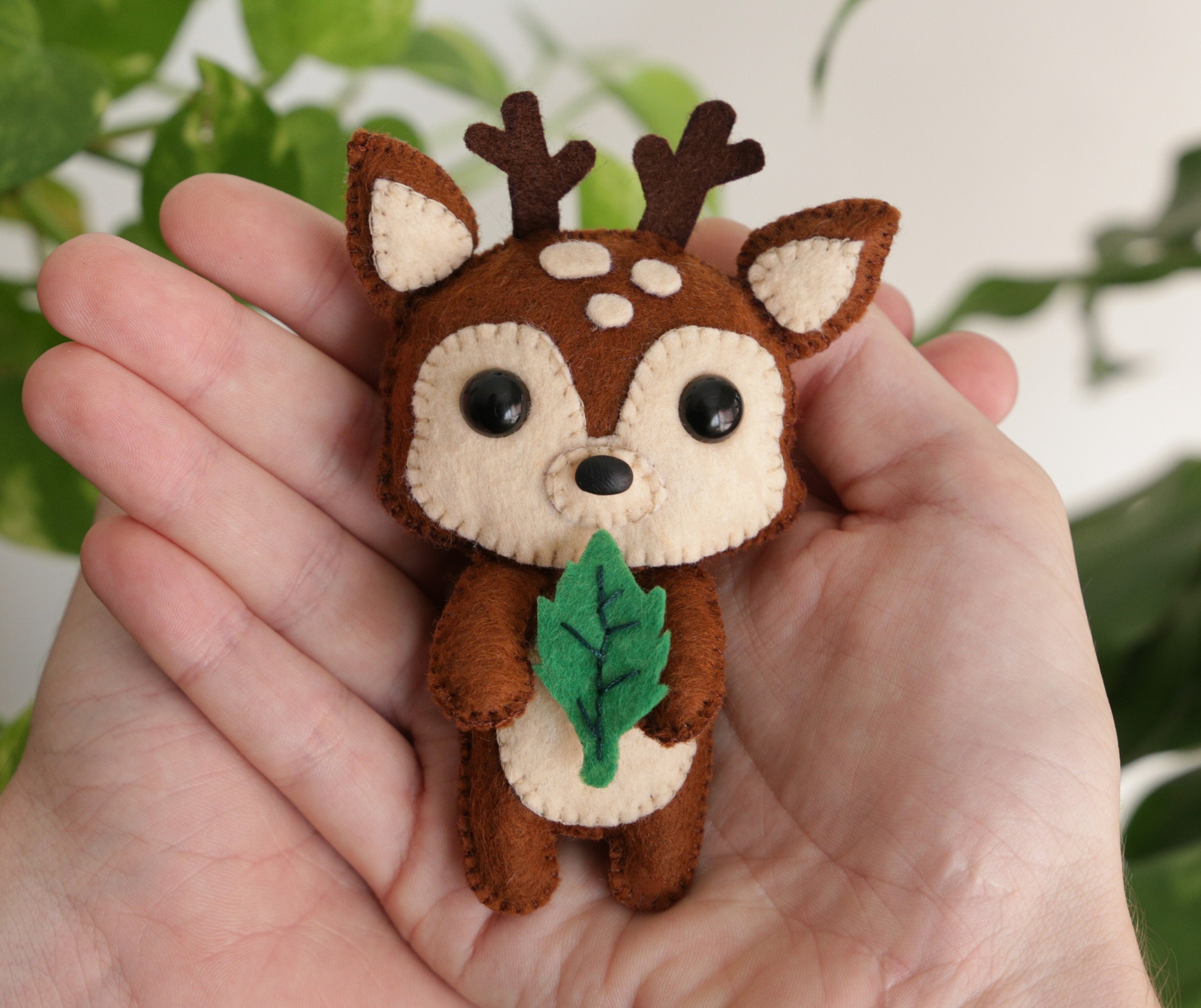 Forest Animals: Deer Raccoon Bear and Fox. PDF Pattern and - Etsy