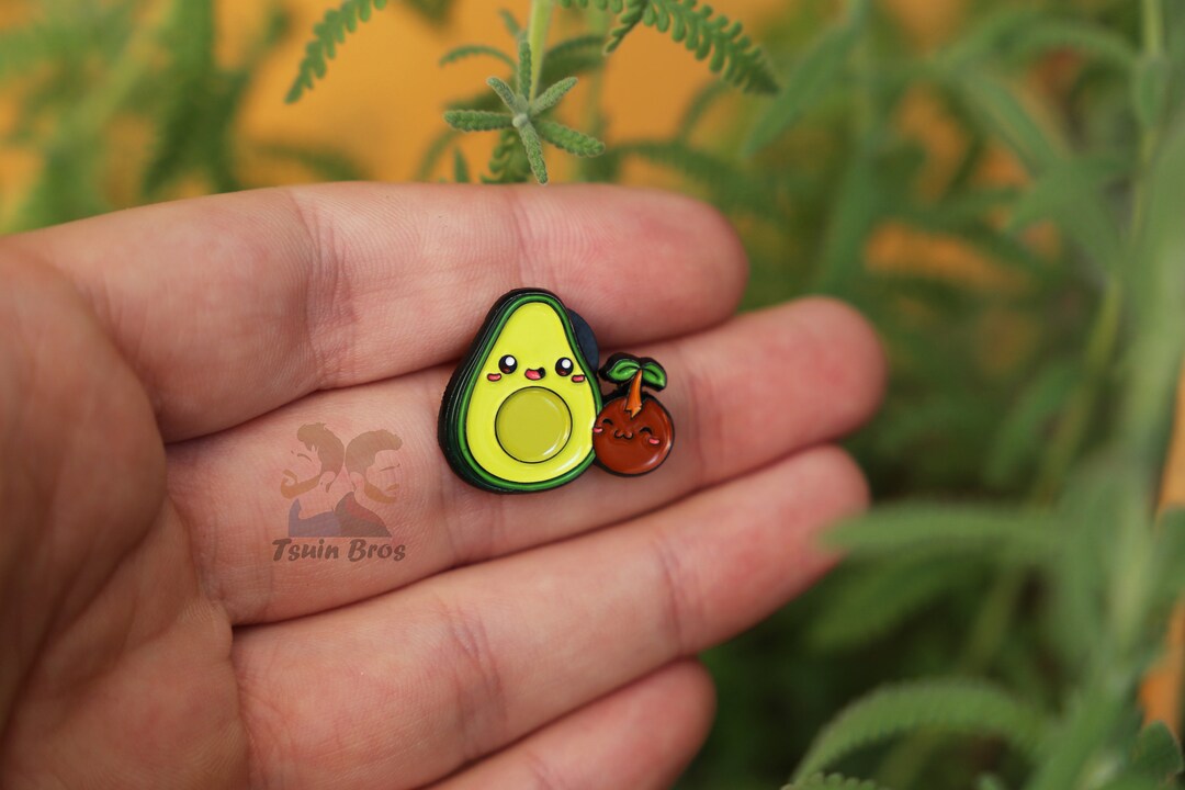 Avocado Pin. Food Enamel Pin. - Etsy