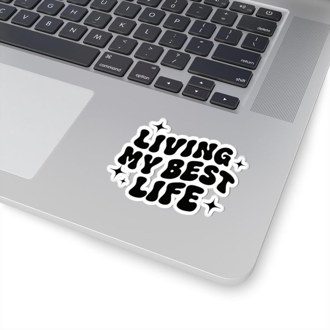 Living My Best Life Vinyl Decals, Laptop Decor, Water Bottle - Etsy