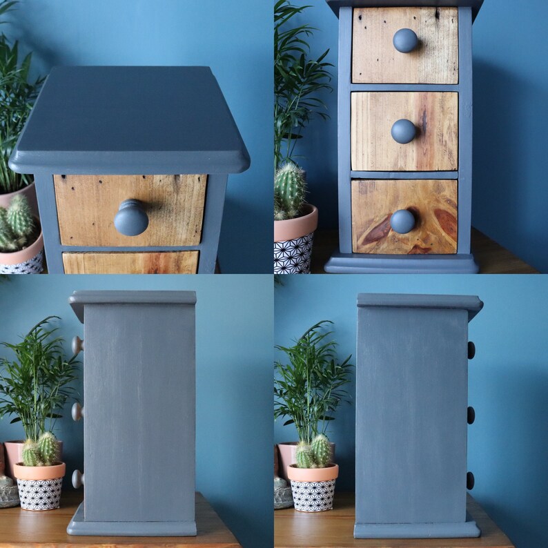 Mini Chest With 3 Drawers Repurposed From an Old CD Rack in - Etsy UK