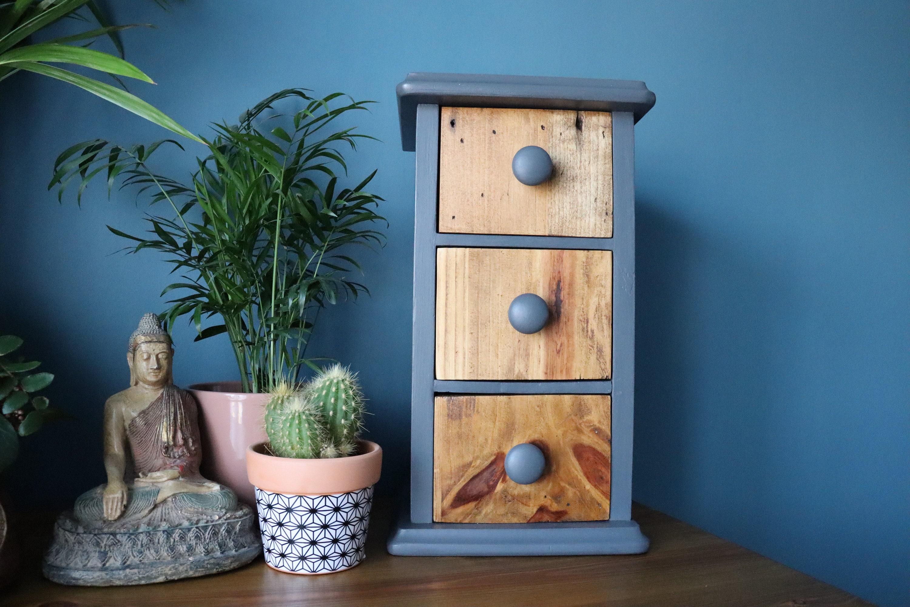 Mini Chest With 3 Drawers Repurposed From an Old CD Rack in - Etsy UK