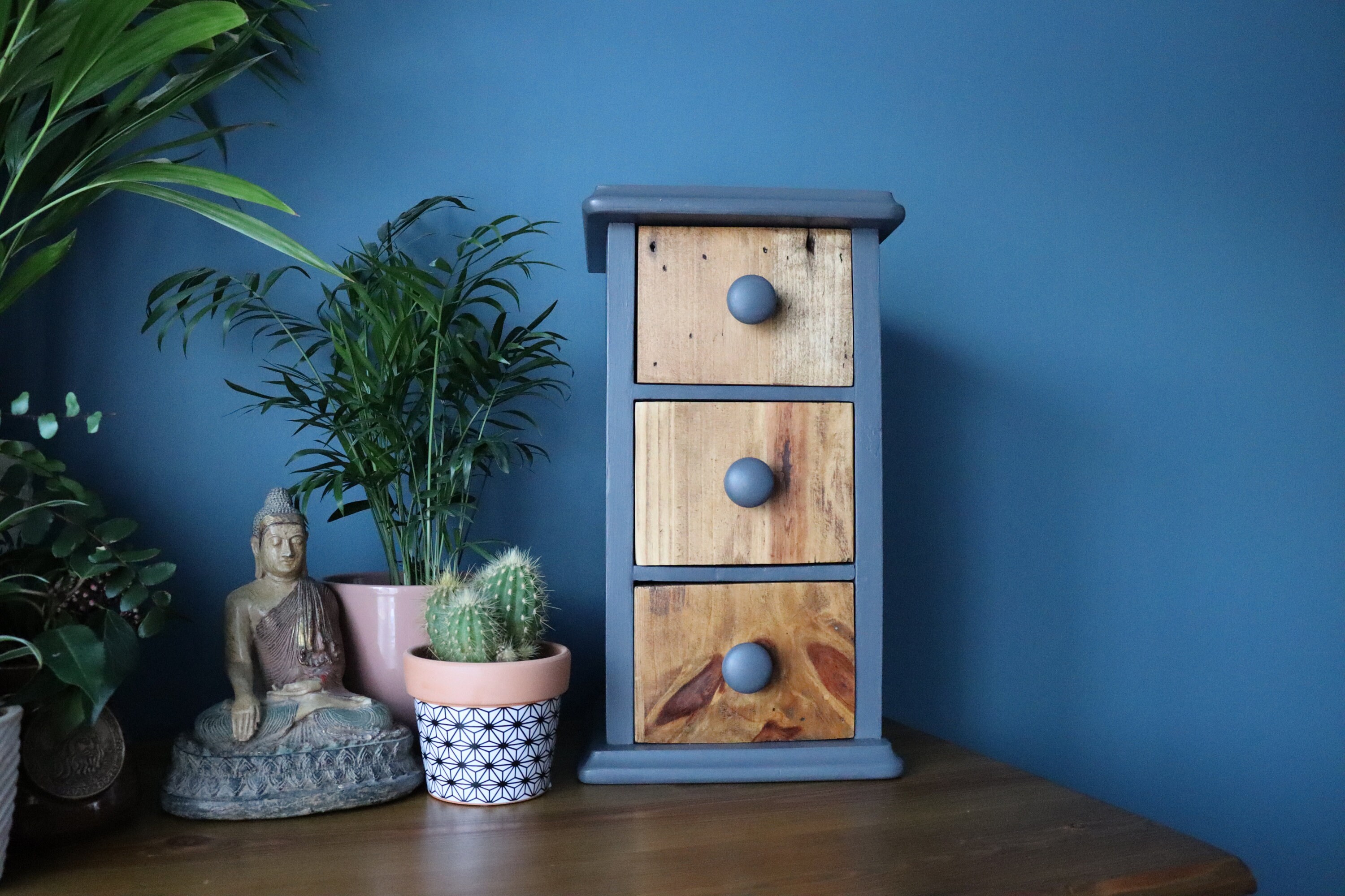 Mini Chest With 3 Drawers Repurposed From an Old CD Rack in - Etsy UK