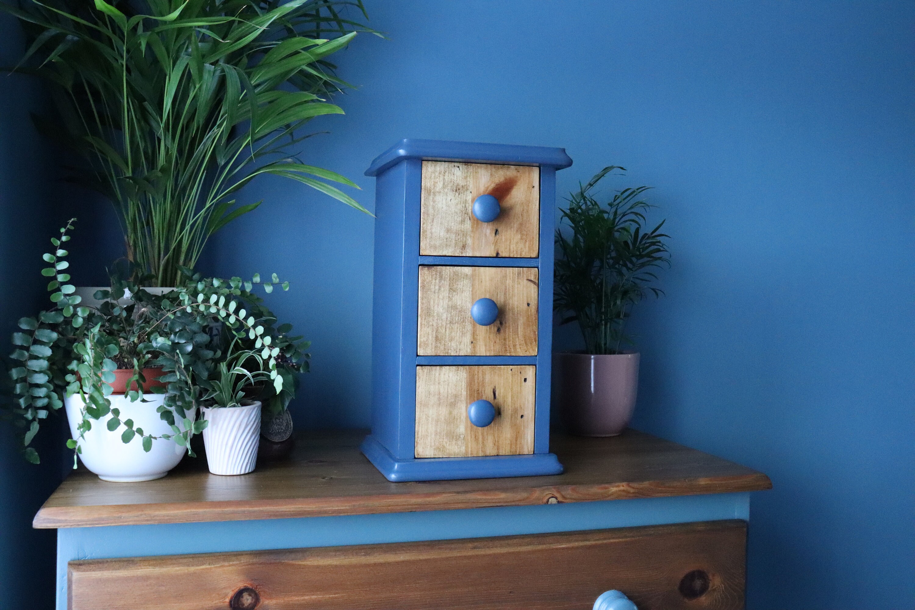 Mini Drawer Unit With 3 Drawers Repurposed From an Old CD Rack - Etsy