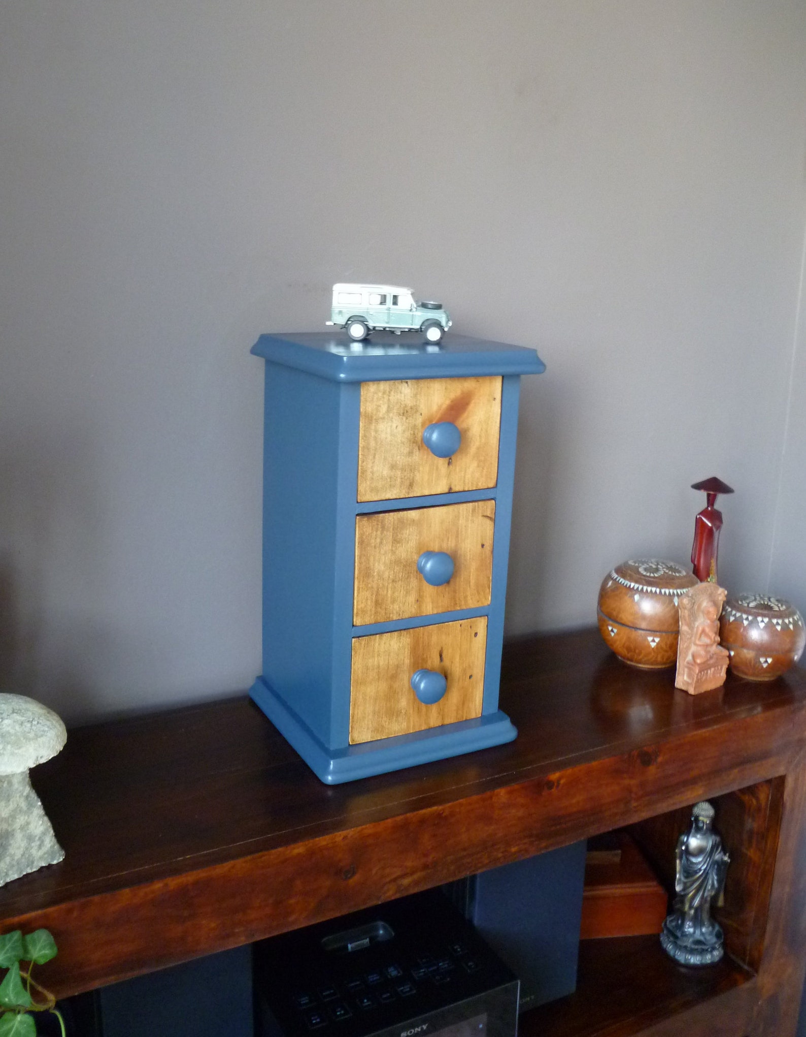 Mini drawer unit with 3 drawers Repurposed from an old CD Rack | Etsy