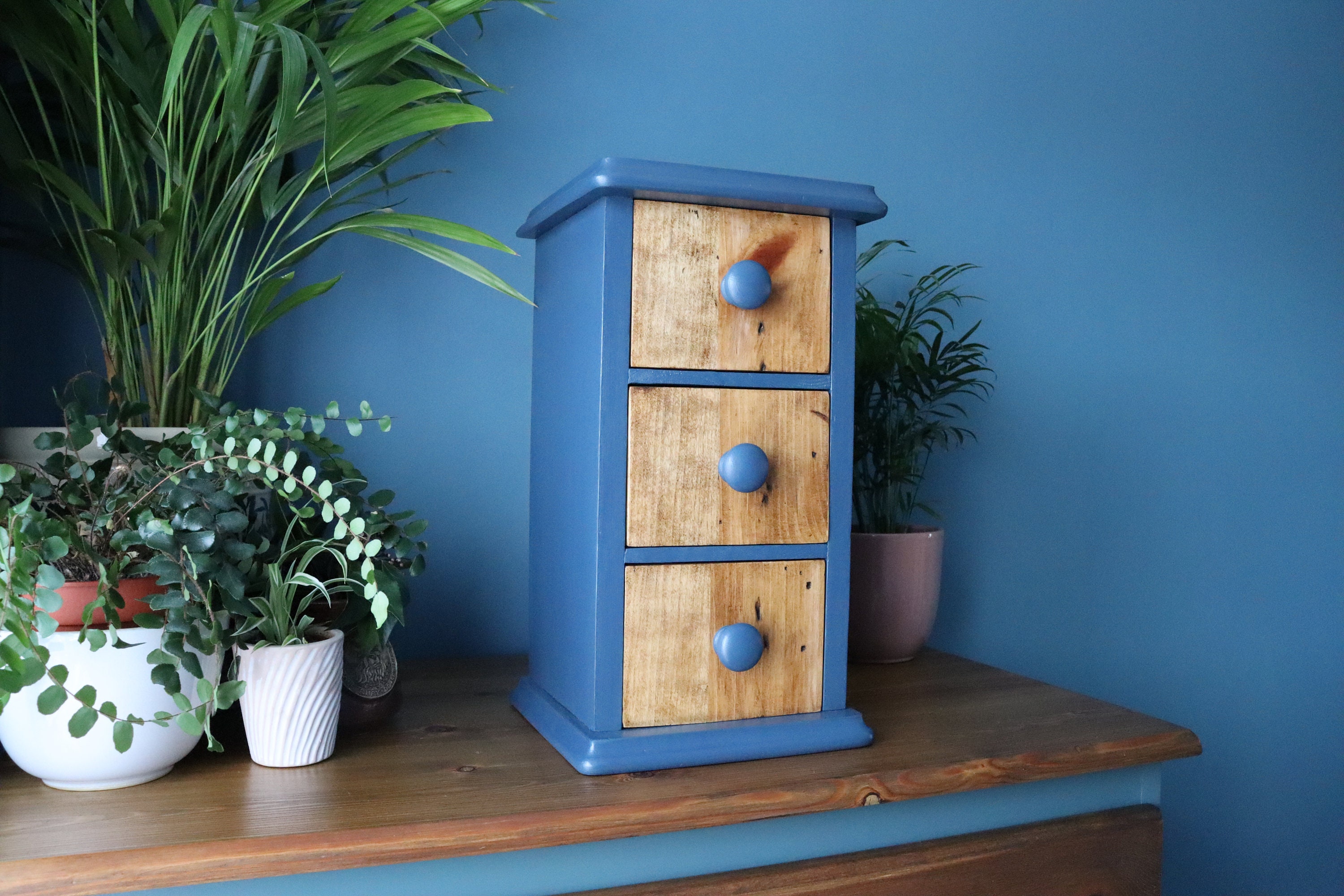 Mini Drawer Unit With 3 Drawers Repurposed From an Old CD Rack - Etsy