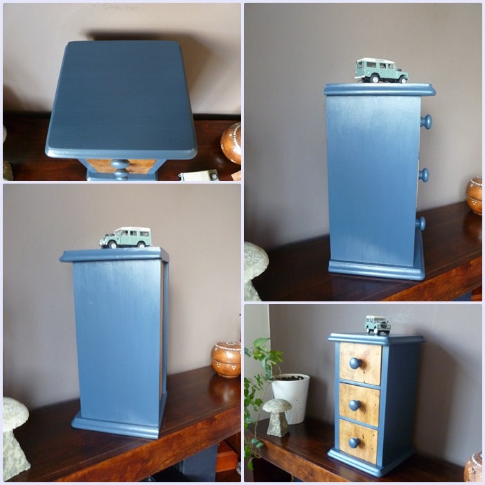Mini drawer unit with 3 drawers Repurposed from an old CD Rack | Etsy