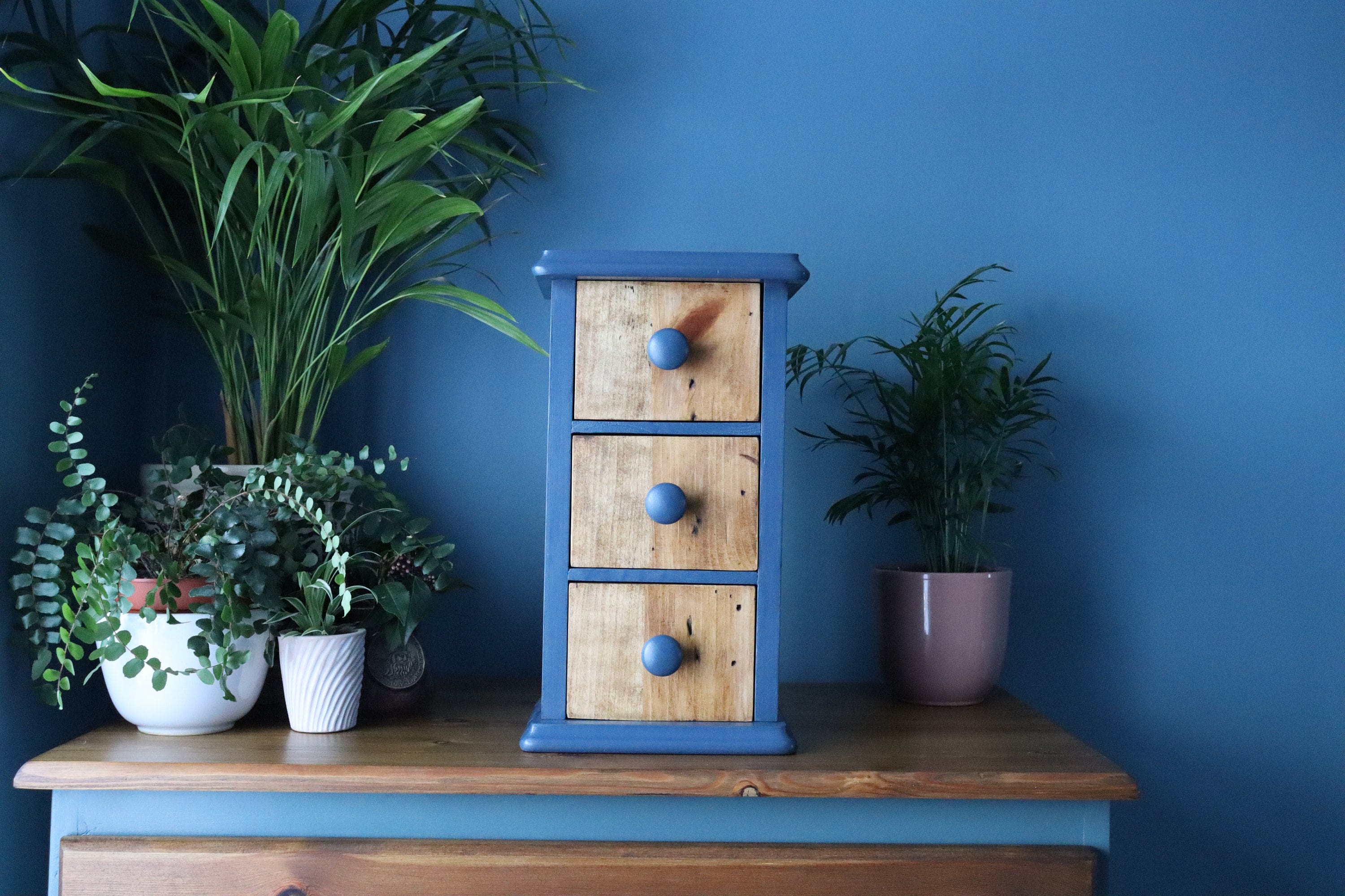 Mini Drawer Unit With 3 Drawers Repurposed From an Old CD Rack - Etsy