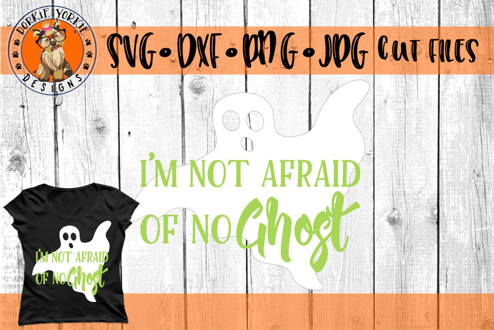 I'm Not Afraid of No Ghosts Svg Dxf Png Jpg Ghost | Etsy