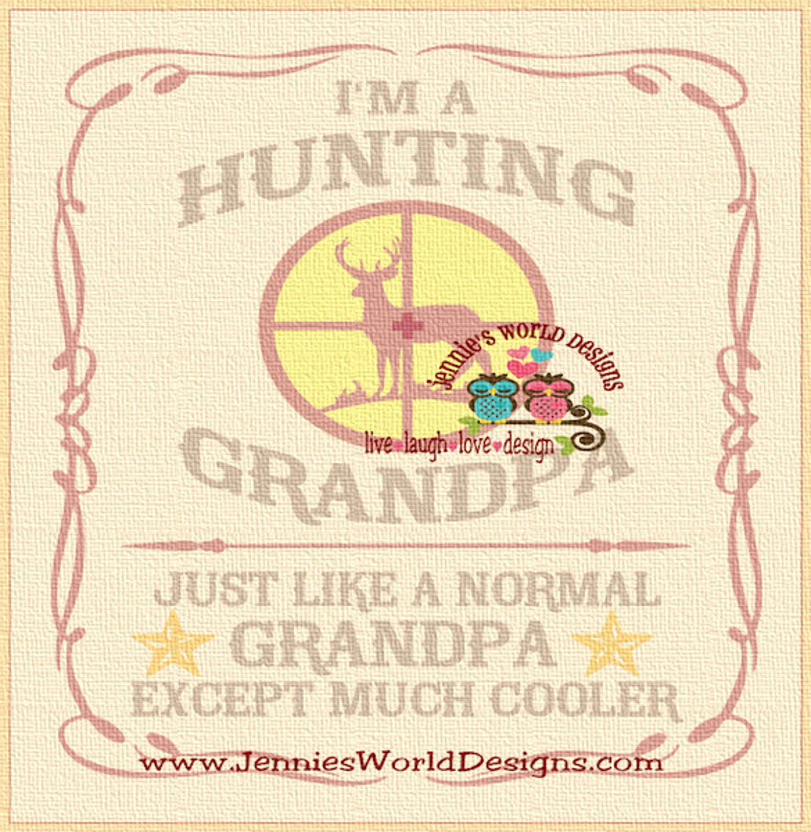 I'm a Hunting Grandpa - SVG/DXF/PNG Cricut, Studio, Printable Cut File ...