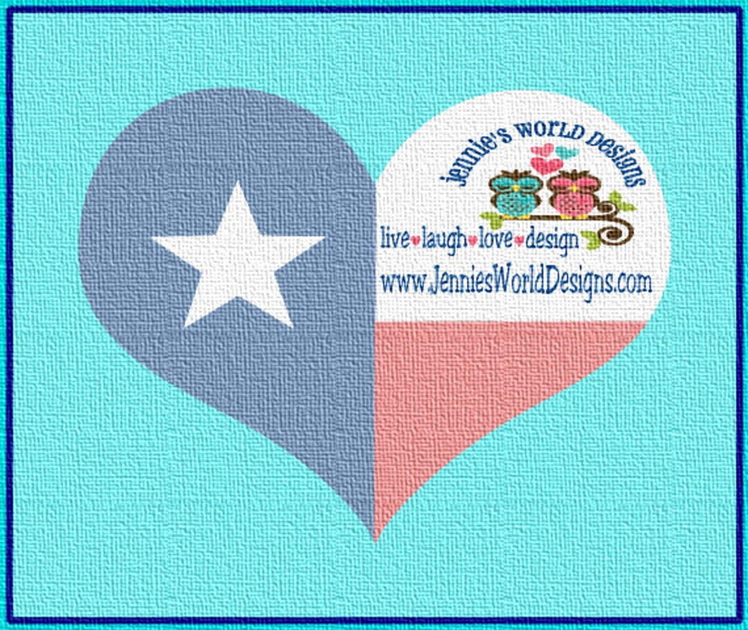 Heart Flag - Texas- SVG, PNG, DXF Cut File - Etsy