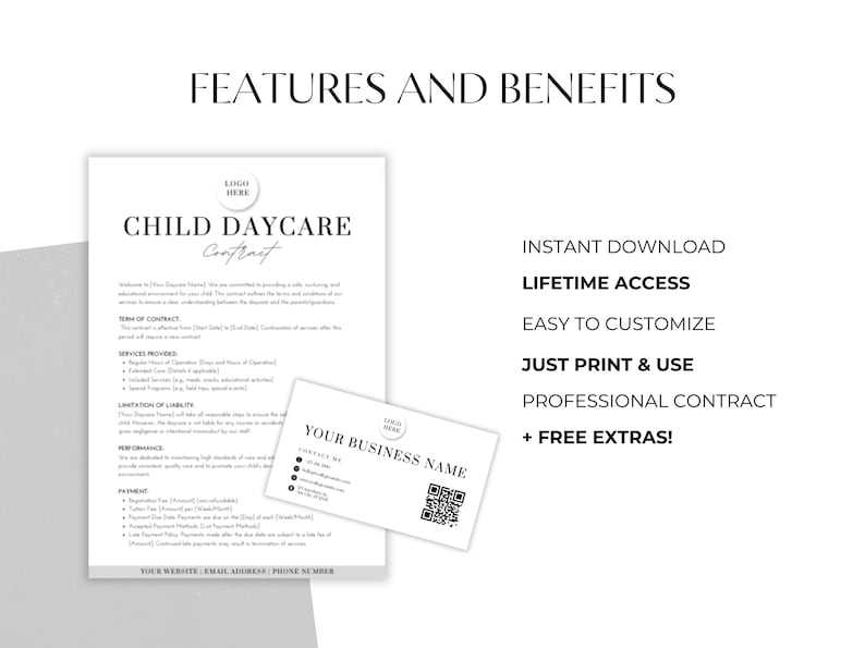 Editable Daycare Forms Bundle, Daycare Starter Kit, Childcare Forms ...