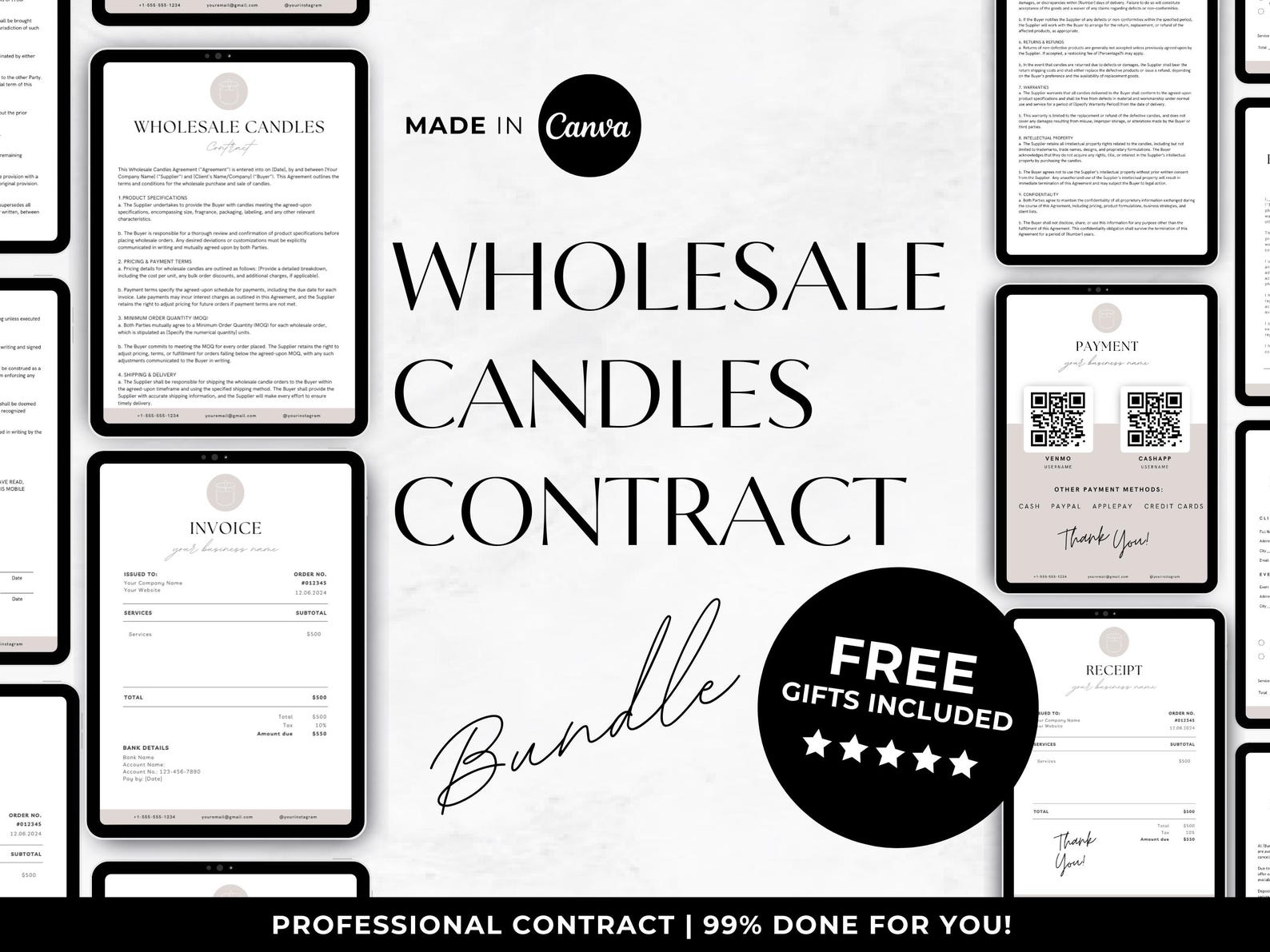 Wholesale Candles Contract, Small Candle Business Owner Services ...