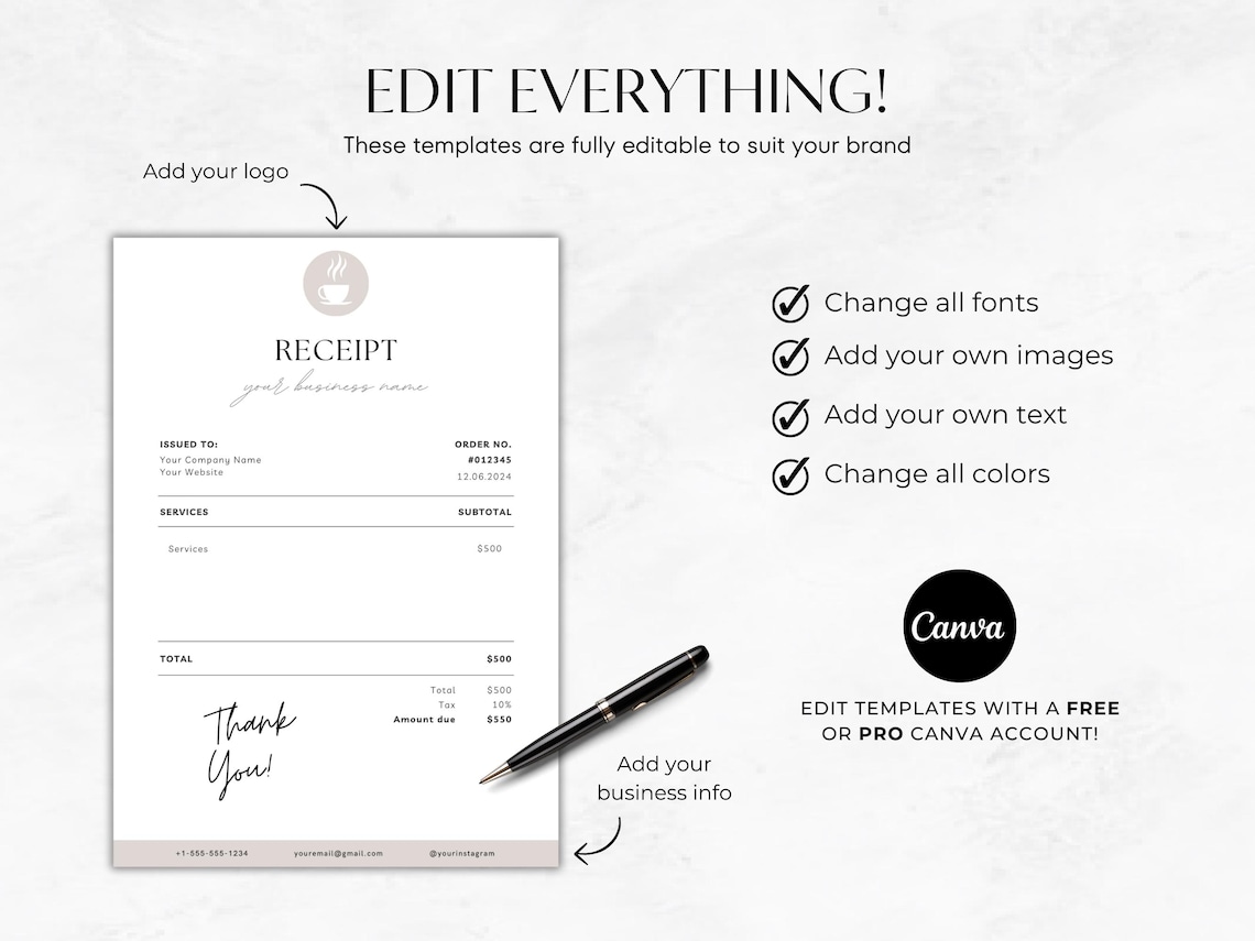 Mobile Coffee Cart Contract Template, Mobile Coffee Cart Invoice ...