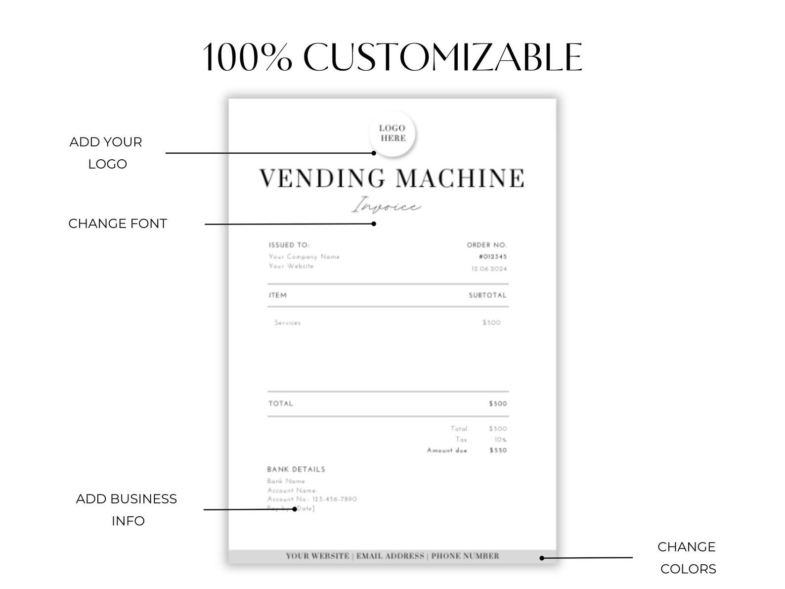 Vending Machine Contract, Vending Rental Forms, Vending Machine ...