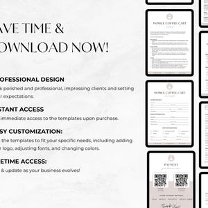 Coffee Cart Contract Template Bundle, Mobile Coffee Cart Contract ...