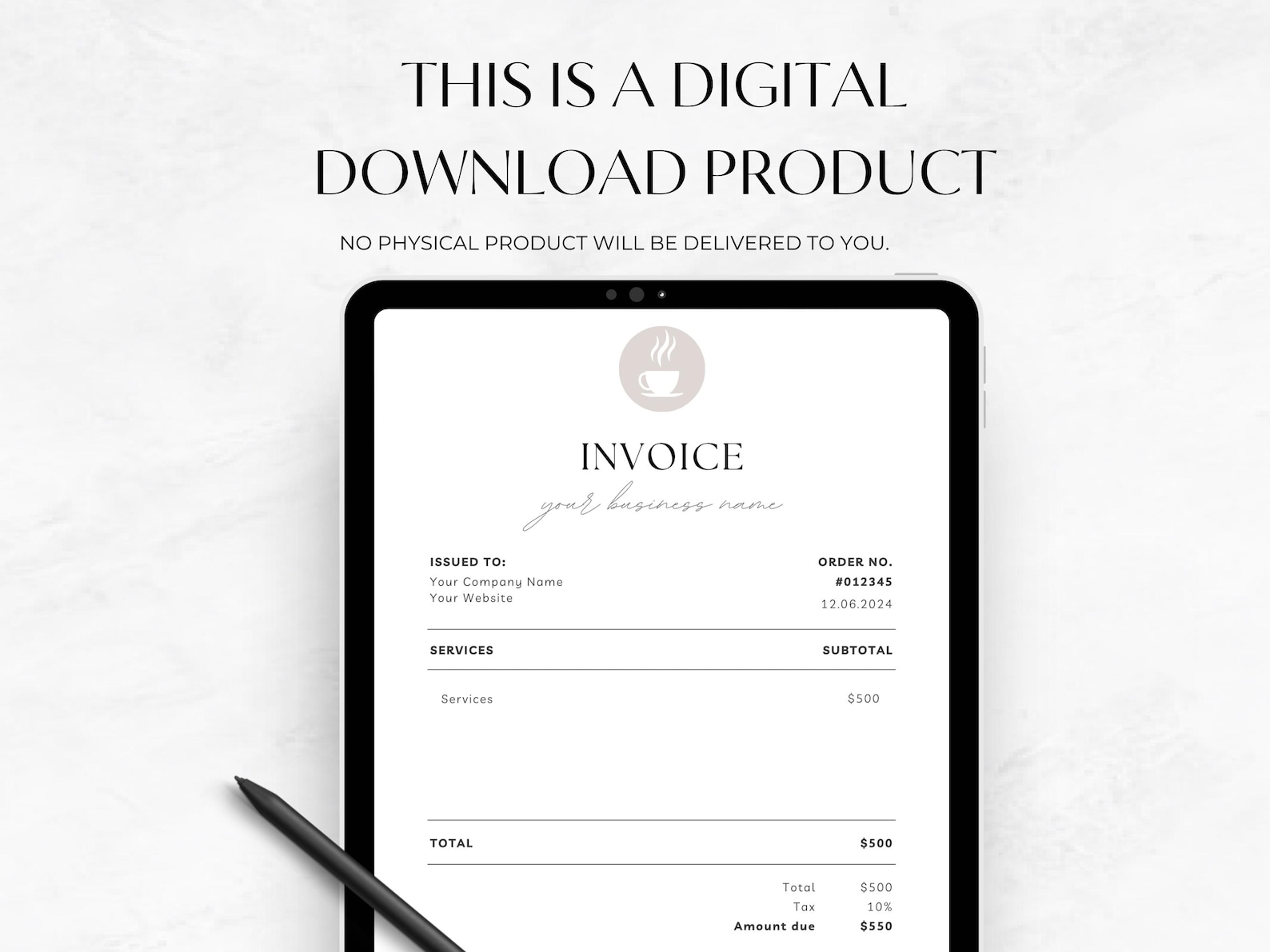 Mobile Coffee Cart Contract Template, Mobile Coffee Cart Invoice ...