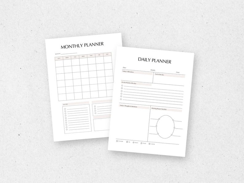 Brain Dump, ADHD Daily Planner, Productivity, Priority Matrix, Thoughts ...