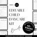 Editable Daycare Forms Bundle, Daycare Starter Kit, Childcare Forms ...