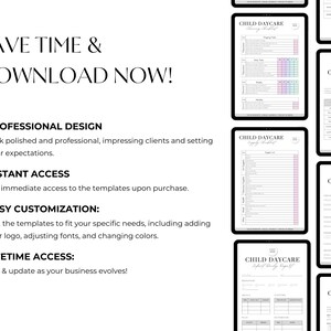 Editable Daycare Forms Bundle, Daycare Starter Kit, Childcare Forms ...
