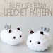 PATTERN ONLY - Fluffy Sea Bunny, Sea Bunnies, Sea Slug, Jorunna Parva ...