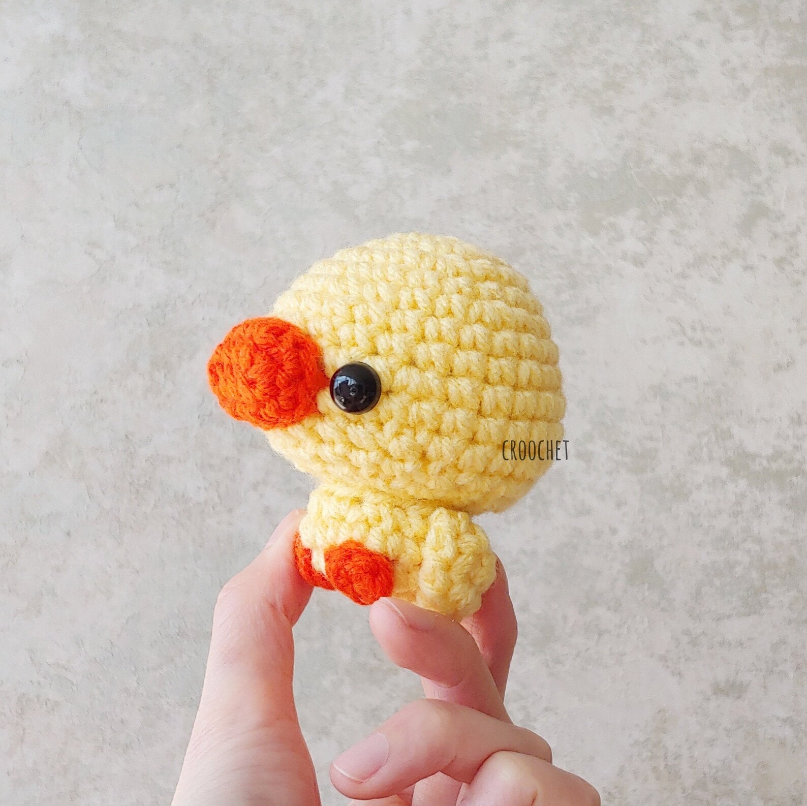 PATTERN ONLY Cuddles the Yellow Duckling Crochet Pattern, Duck Plush ...