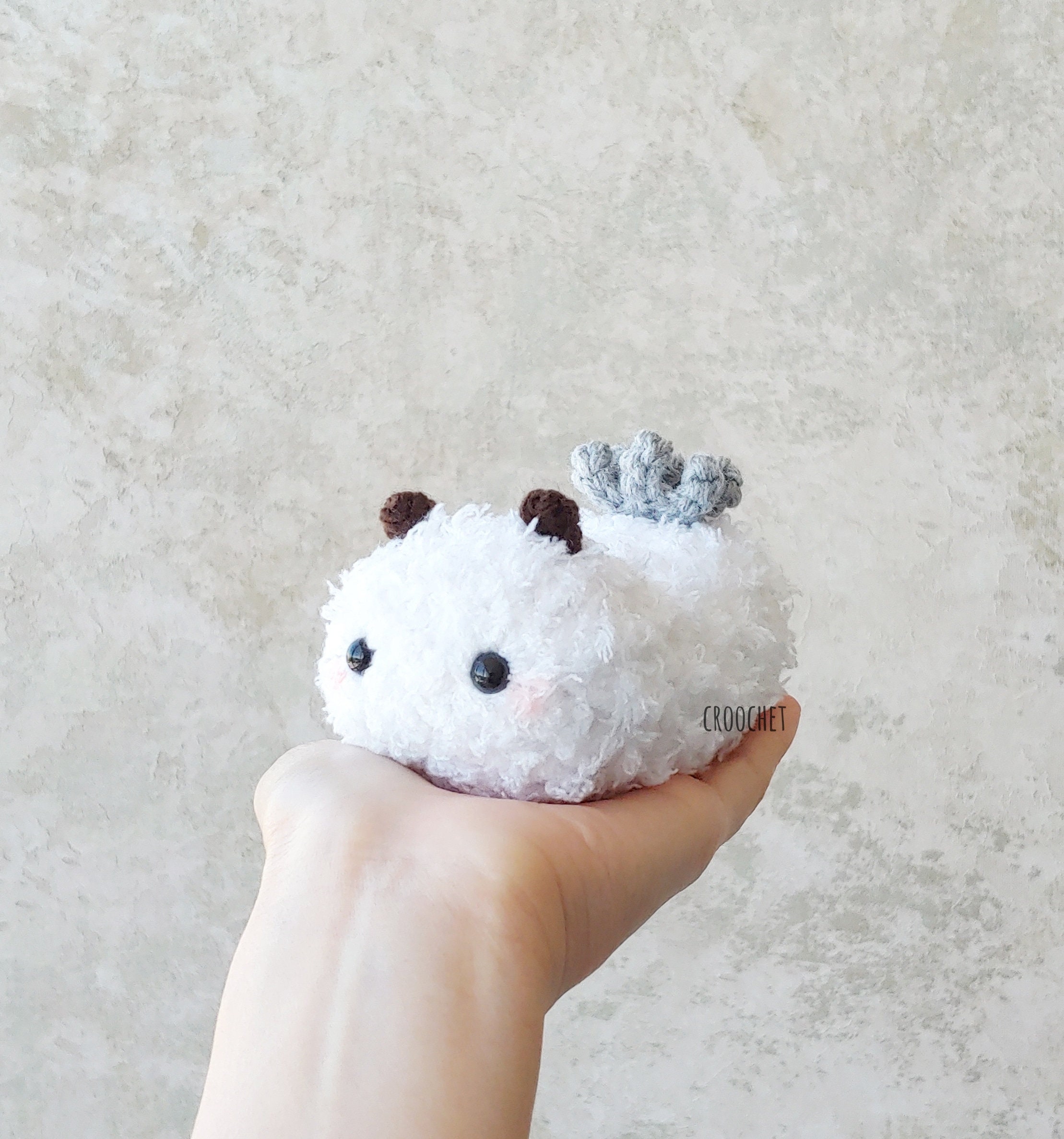 PATTERN ONLY - Fluffy Sea Bunny, Sea Bunnies, Sea Slug, Jorunna Parva ...