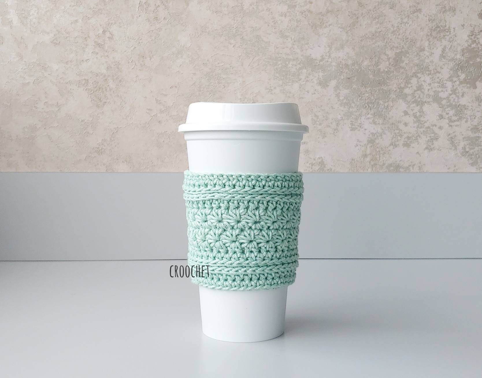 PATTERN ONLY - Astrid Hygge Crochet Cup Cozy, Crochet, Cup Cozy ...