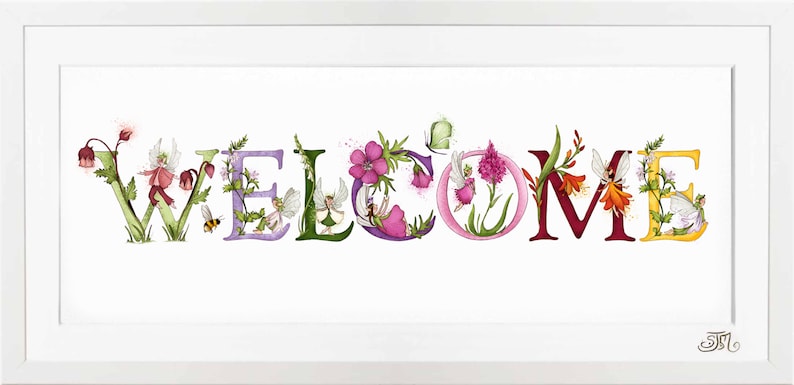 WELCOME Art Print | Etsy
