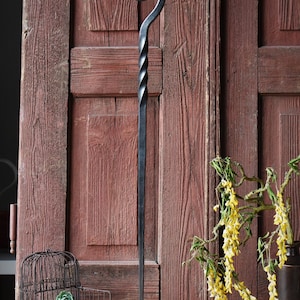 Iron Forged Fire Poker, Blacksmith Made Fireside Tool for Fire, Log ...