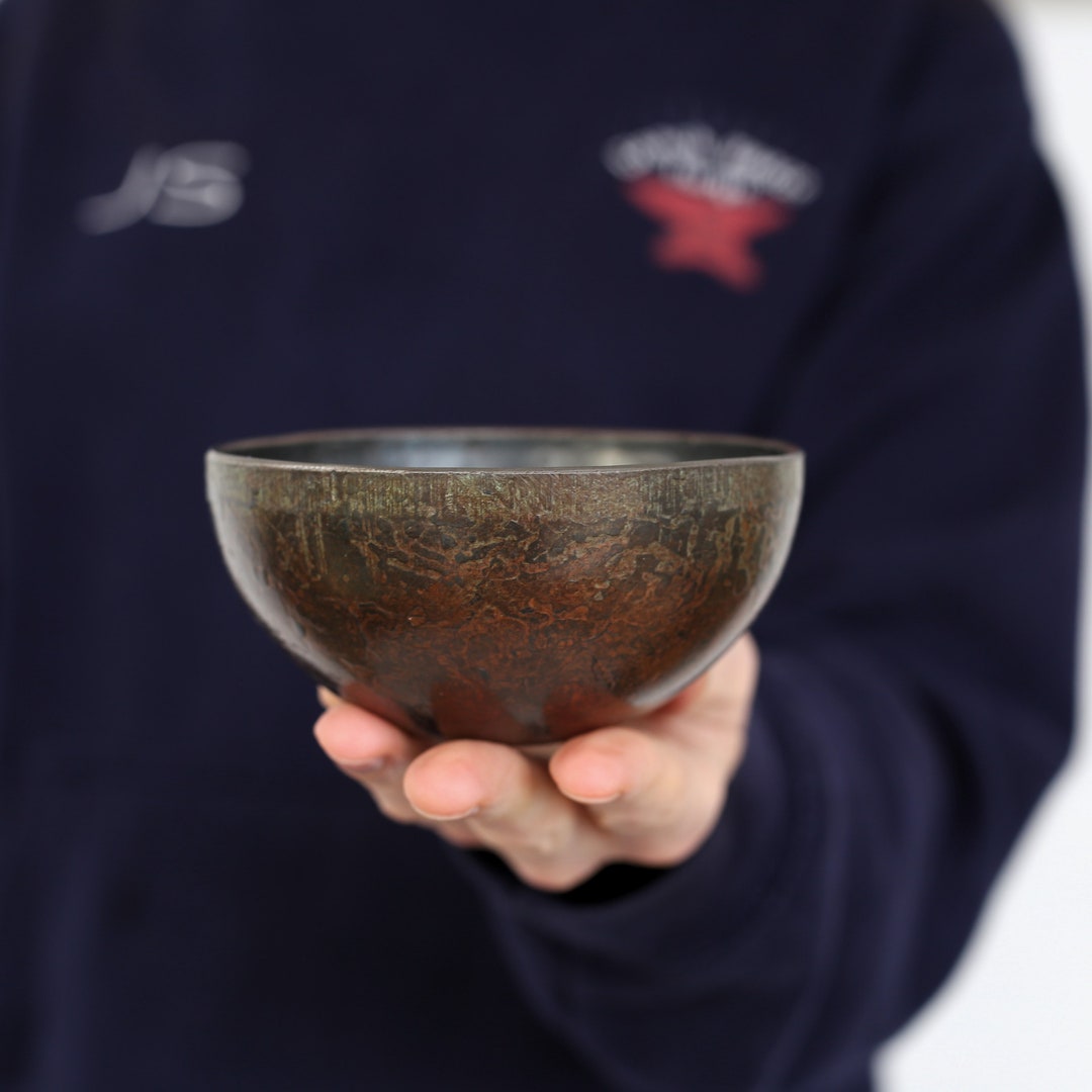 Steel Monk Bowl Buddha Round High-sided Vessel Made of Metal, 11th ...