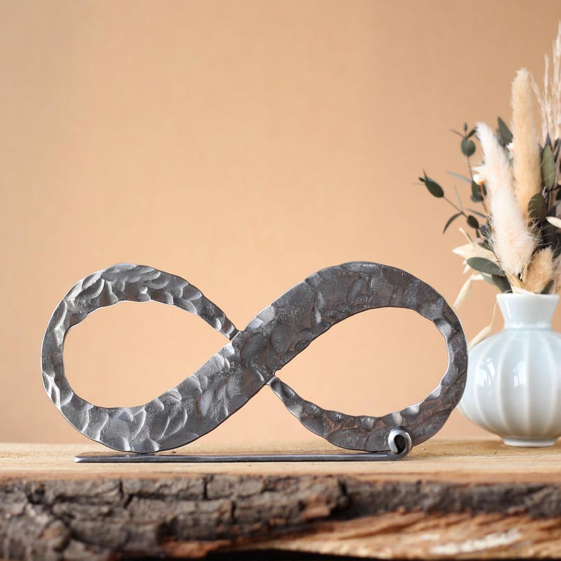 Established "year" Infinity Love Knot Sculpture. Forever Symbol. - Etsy