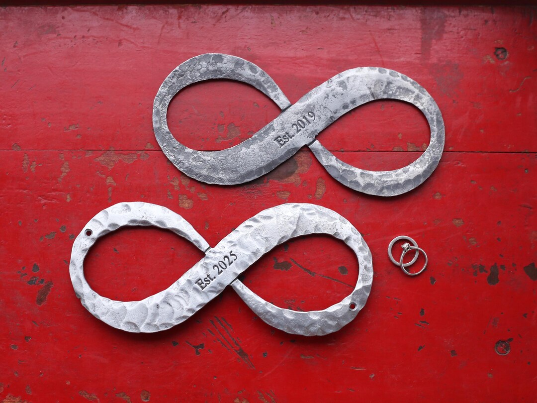 Infinity Love Knot Forged Forever Symbol Sculpture - Etsy