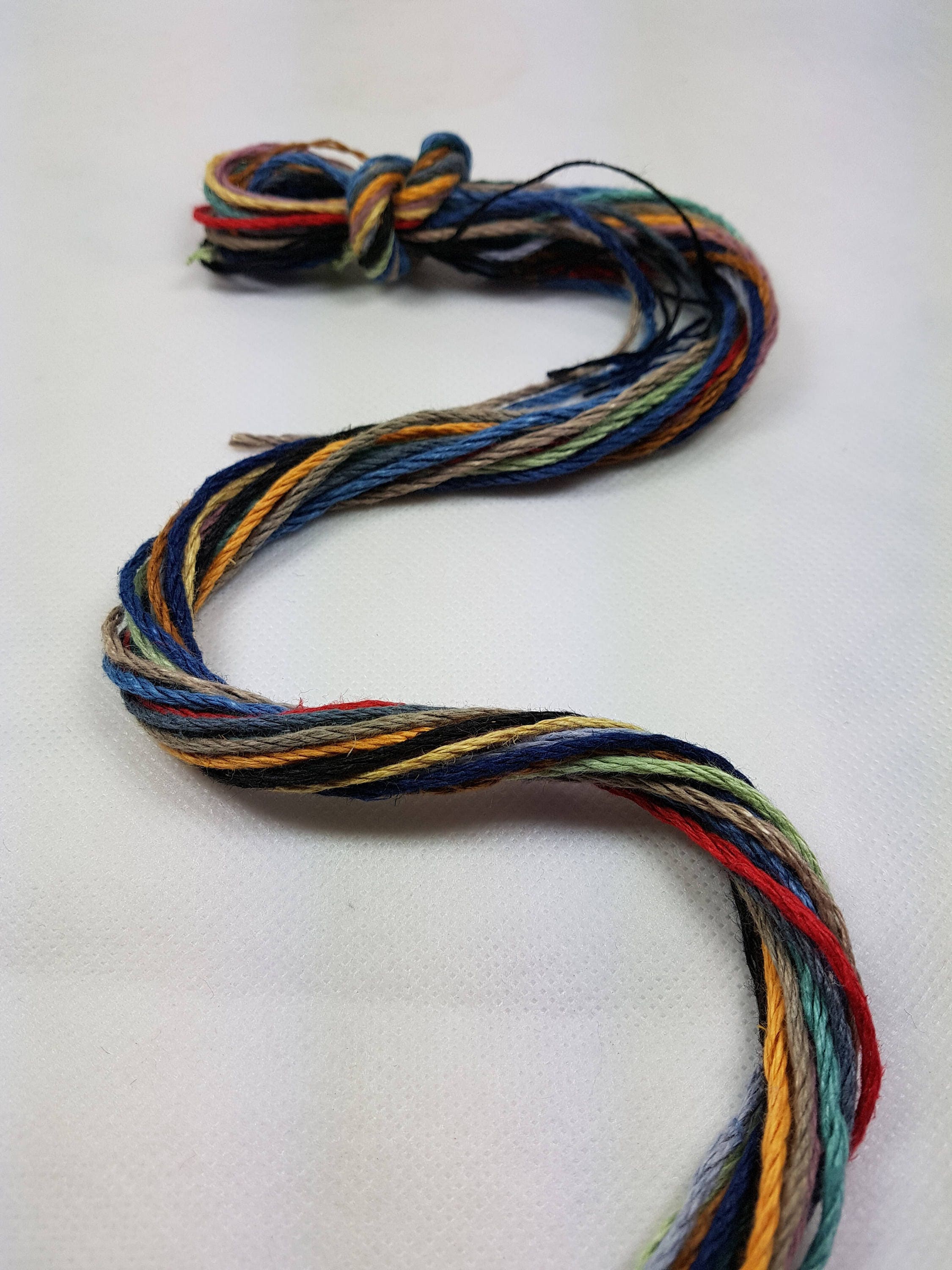 Colored Hemp Yarns 16 Colors 1.4mm - Etsy UK