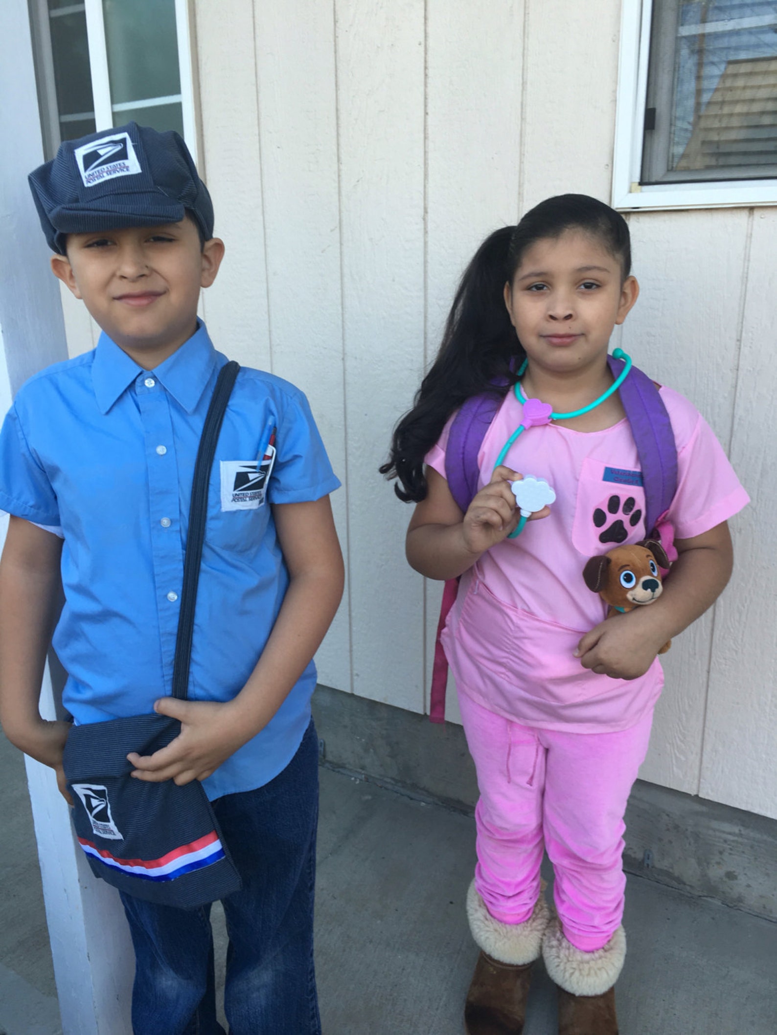 Mailman Costume Boy Costume Pretend 3pcs Children Cosplay - Etsy