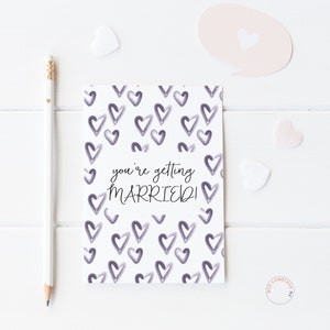 You're Getting Married, Engagement Card, Wedding Card, Getting Married ...