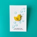 Duck Enamel Pin Rubber Duck Pin Rubber Ducky Enamel Pin Duck Badge Cute ...