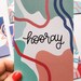 Hooray Celebration Card, Fun Congratulations Card - Etsy