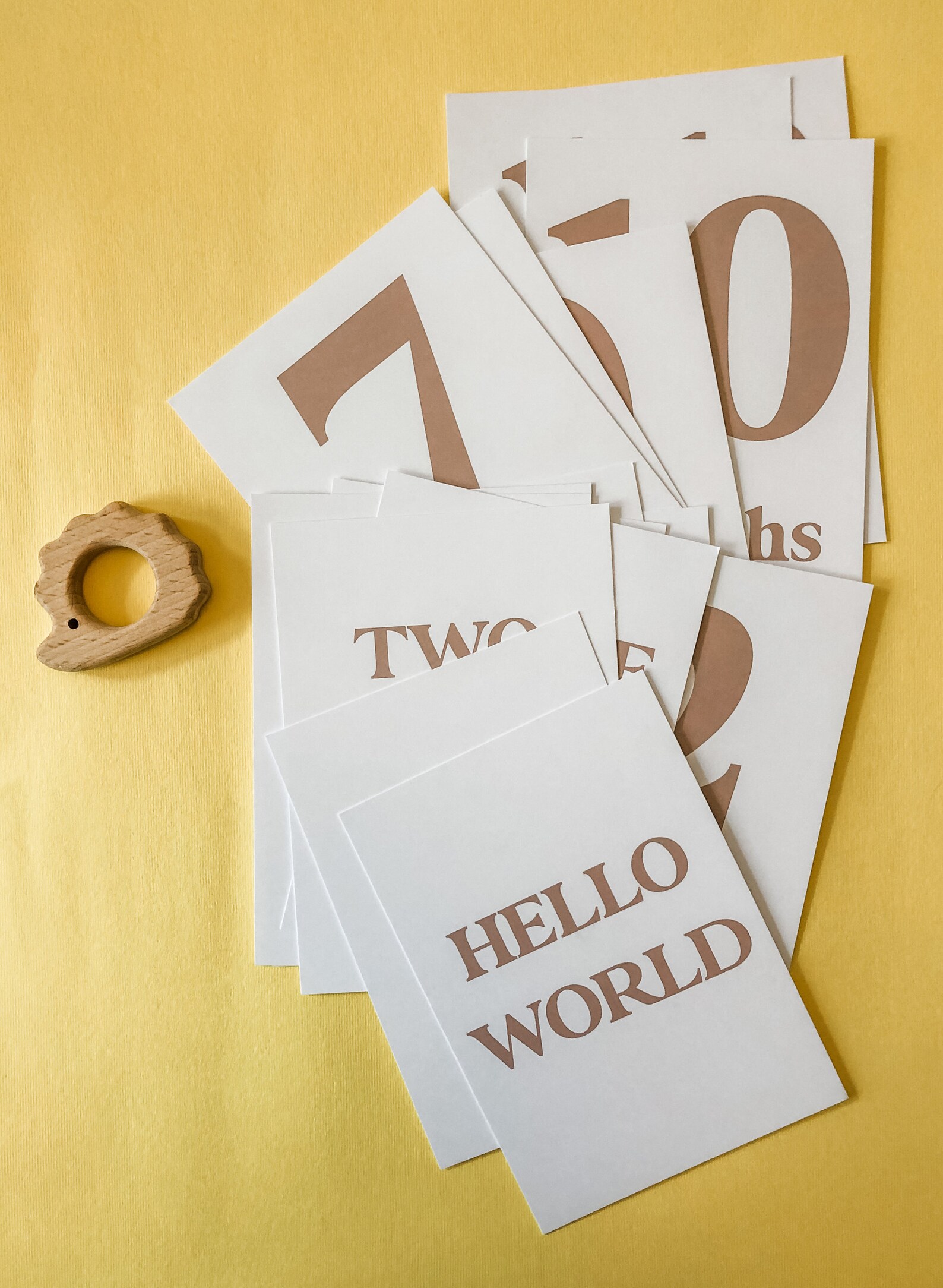 Gender Neutral Baby Milestone Cards Monthly Milestone Cards - Etsy