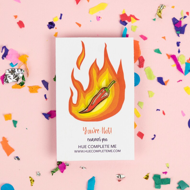 Chili Pepper Enamel Pin Red Chili Pepper Pin Foodie Gift Culinary ...