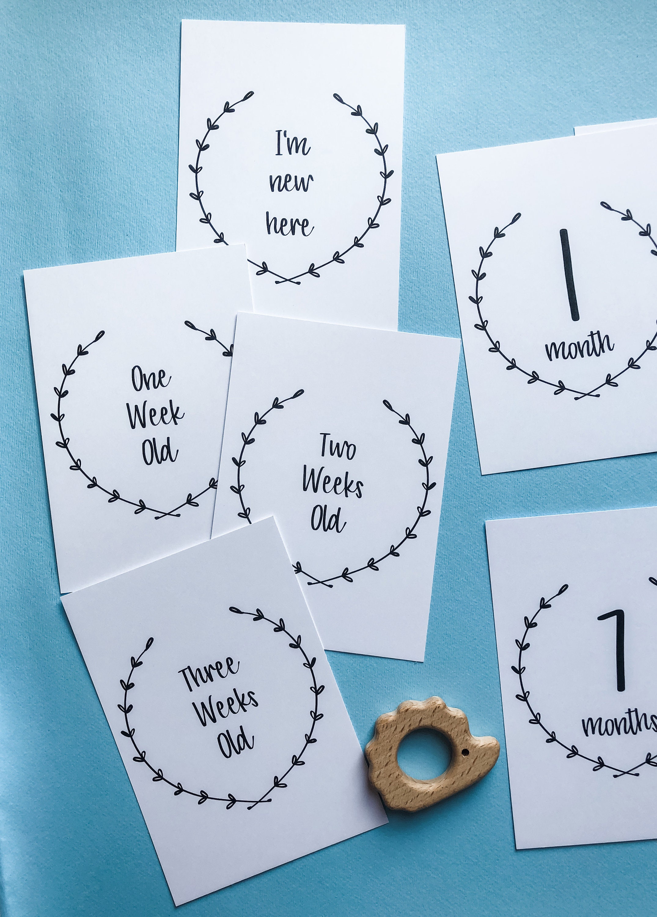 Baby Milestone Cards Monthly Milestone Cards New Baby | Etsy